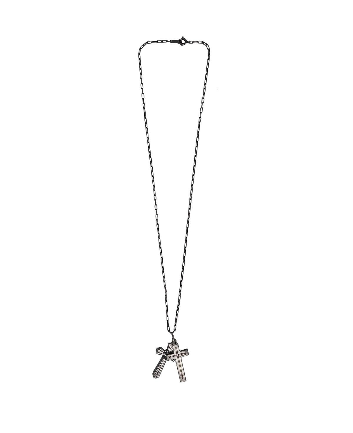 Undercover AW02 Undercover .925 Silver Etched Multi Cross Chain | Grailed
