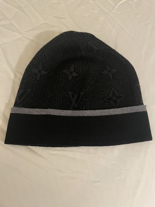 Louis Vuitton Louis Vuitton Monogram Eclipse Beanie/Hat | Grailed