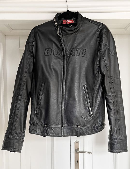 Puma 🔥 Rare Puma x Ducati Leather Jacket | Grailed