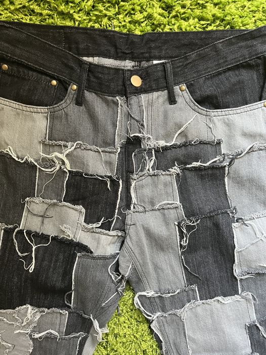 Vintage Earftones patchwork denim | Grailed