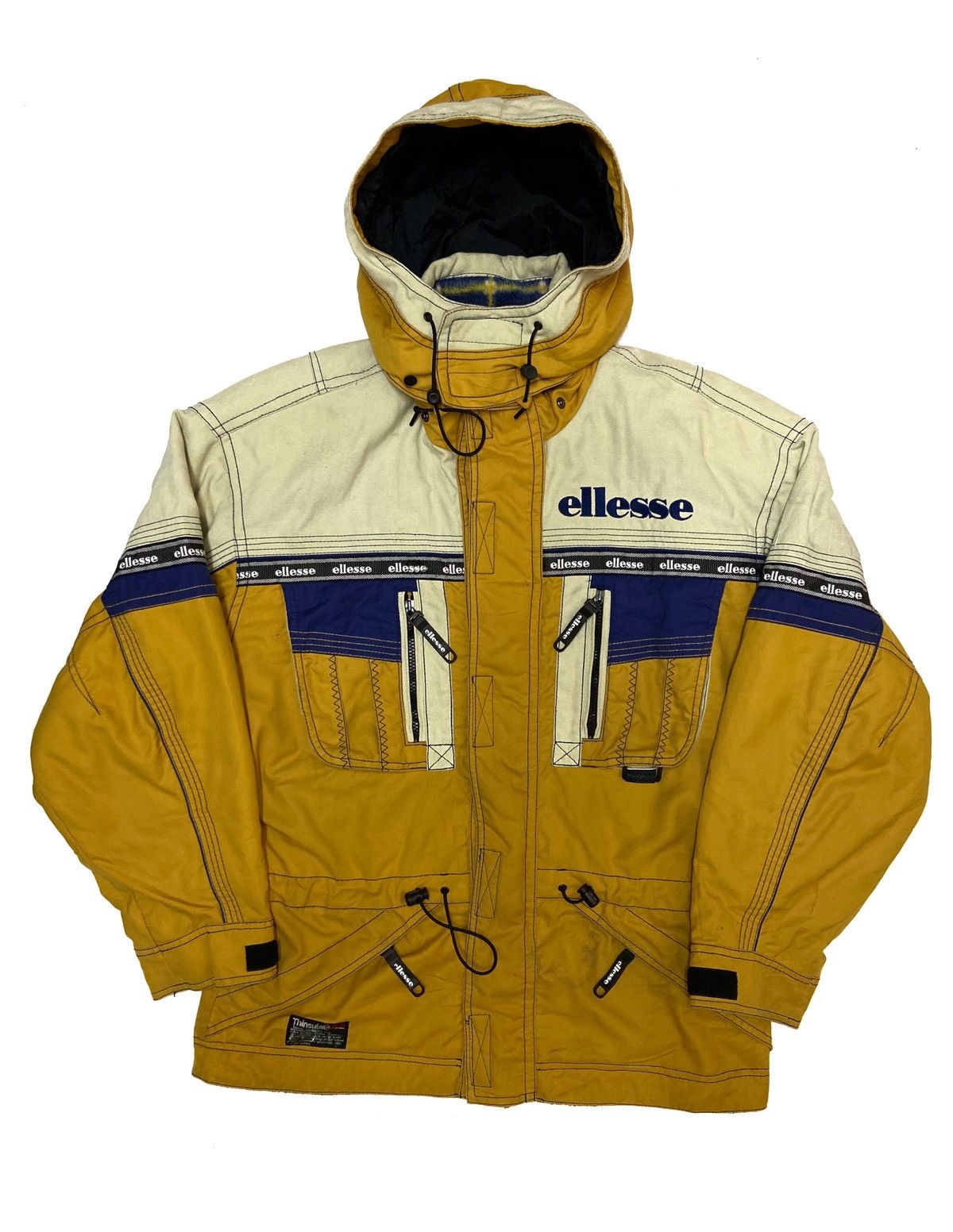 Vintage Vintage 90's Ellesse Multi Gear Adventure Hoodie Ski Jacket | Grailed