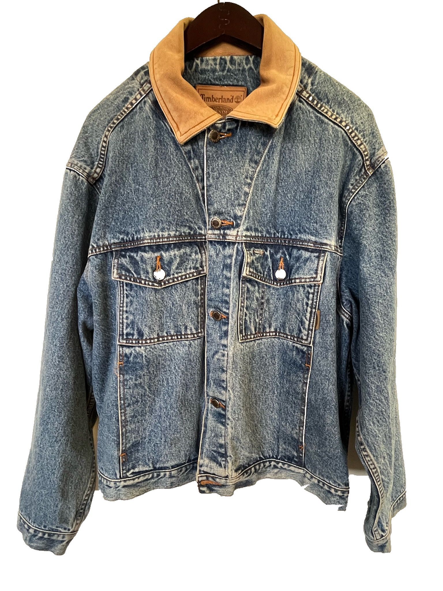 Timberland Vintage Timberland denim jacket Classic Denim Weathergear ...