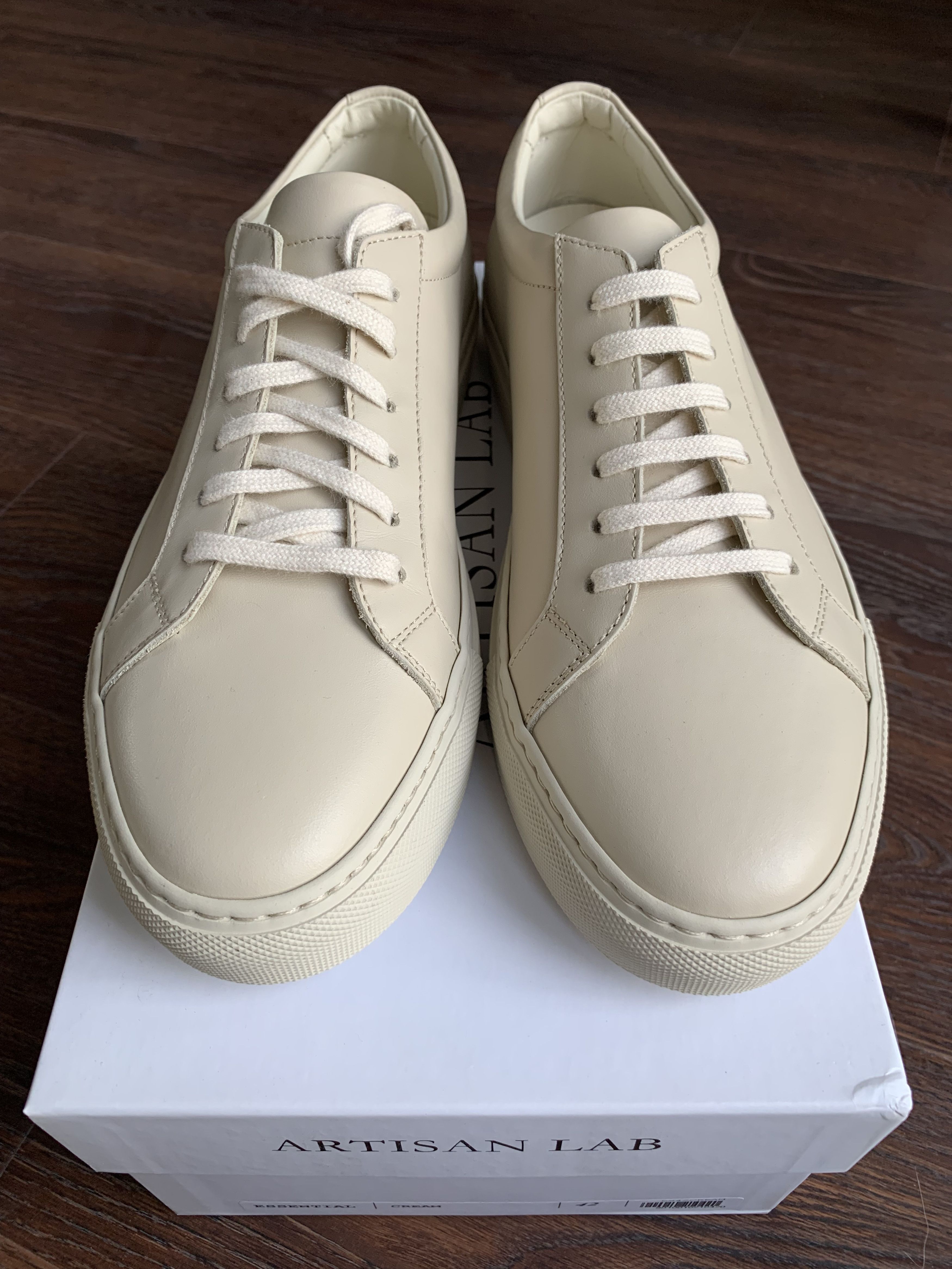 Common Projects Artisan Lab Men's Essential Cream (Beige) Leather ...