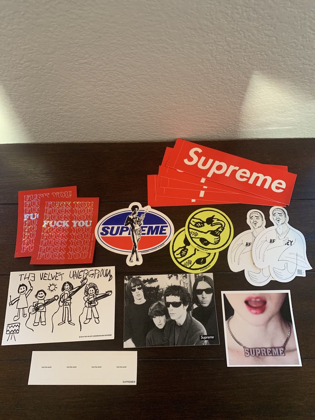 Supreme Supreme sticker pack | Grailed