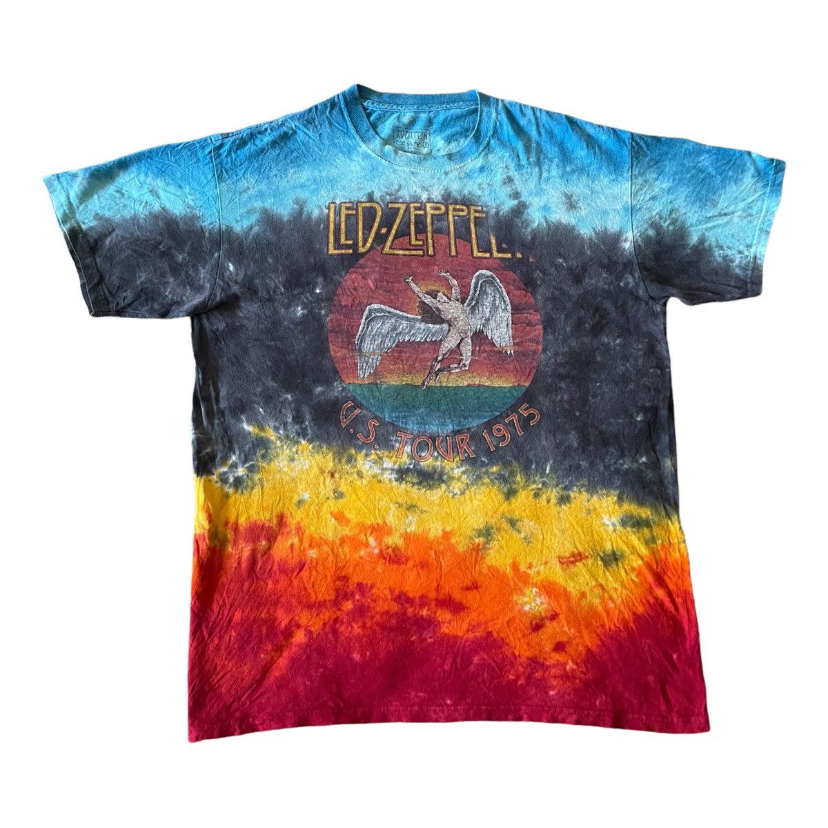 Band Tees × Led Zeppelin × Vintage LED ZEPPELIN BAND TEES RAINBOW | Grailed