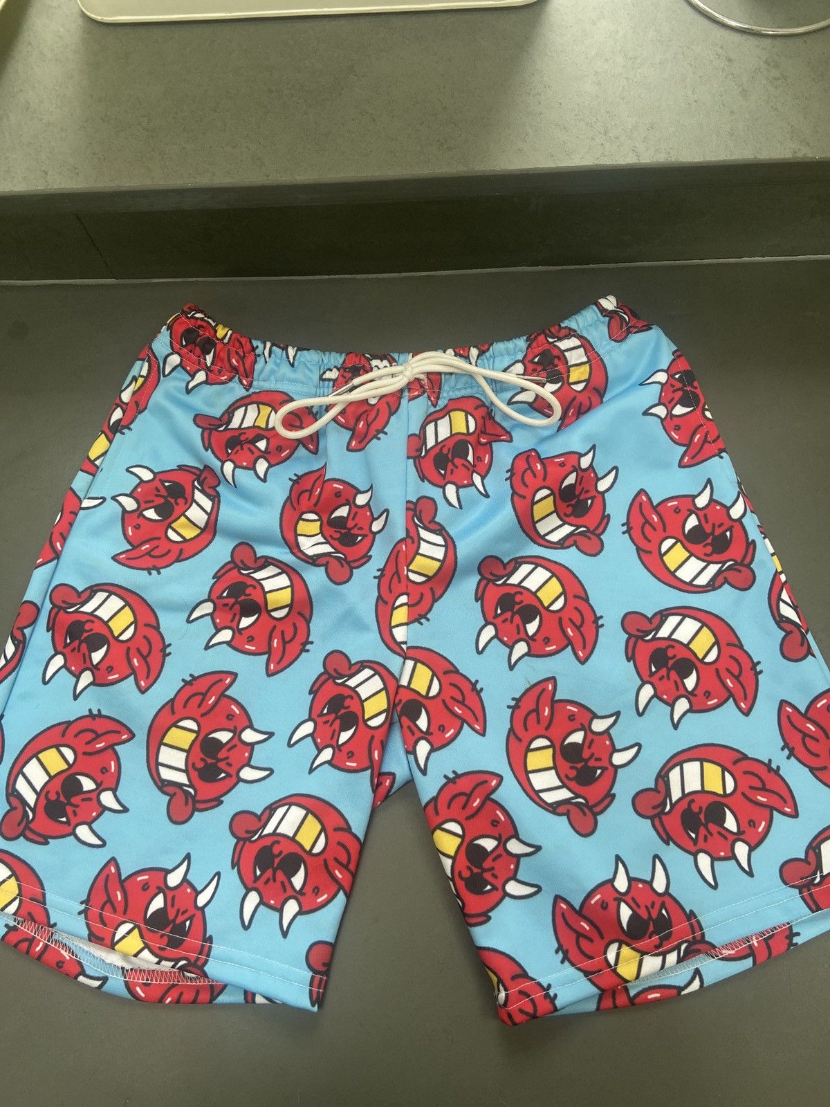 Ransom Clothing Blue Ransom devil shorts | Grailed