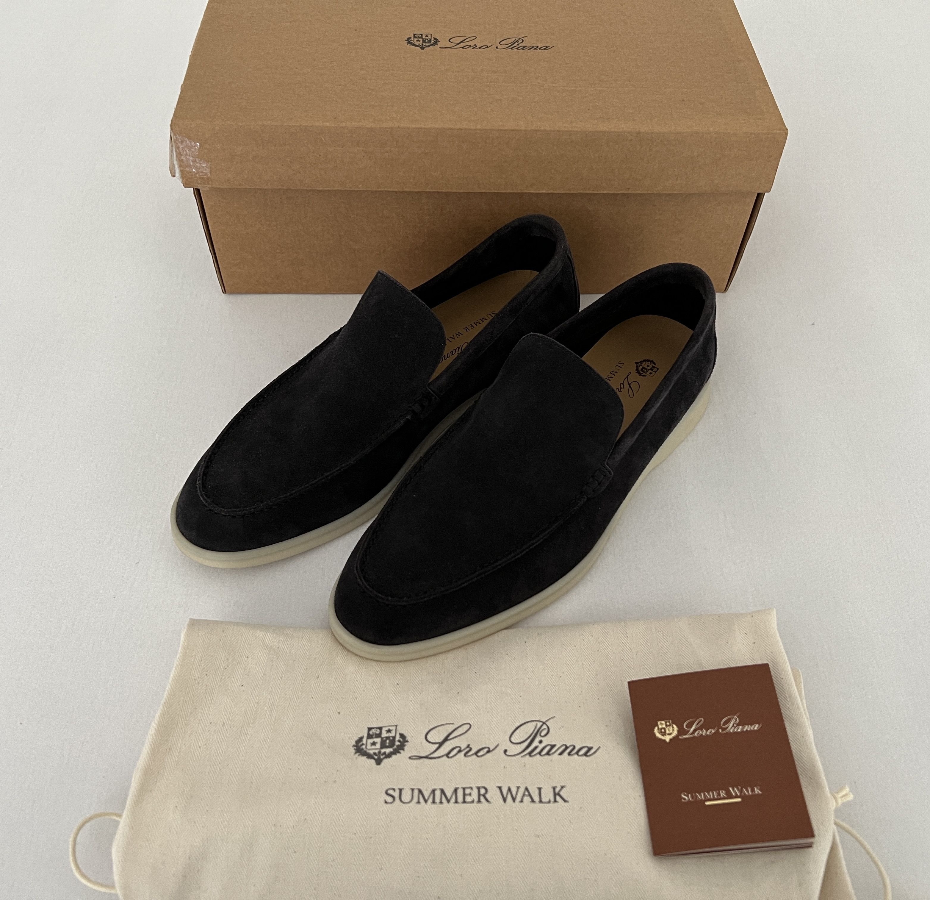 Loro Piana Summer Walk Caviar Suede | Grailed