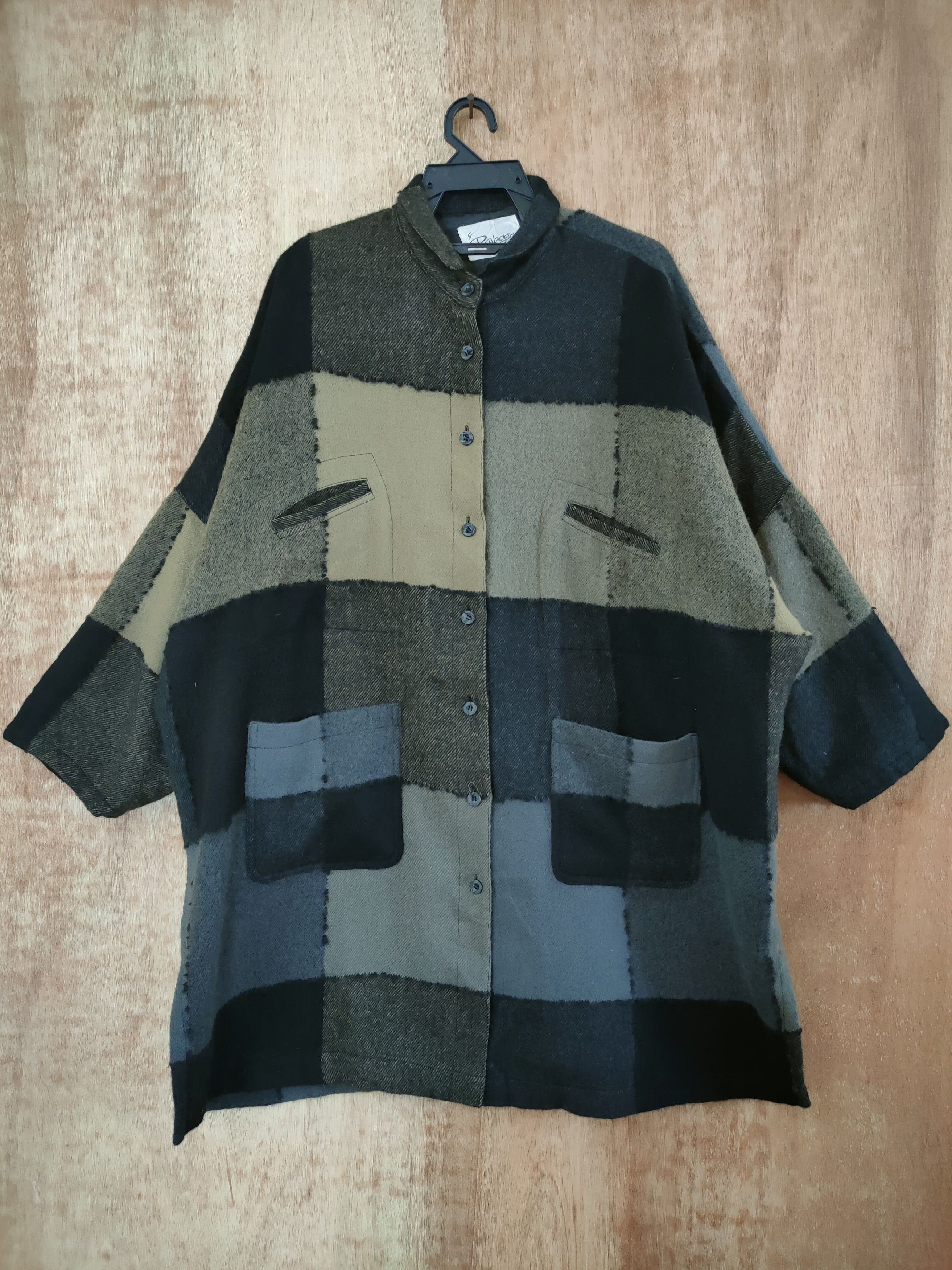 Cashmere & Wool × Italian Designers × Other RAVAGER Tartan Wool Parka ...