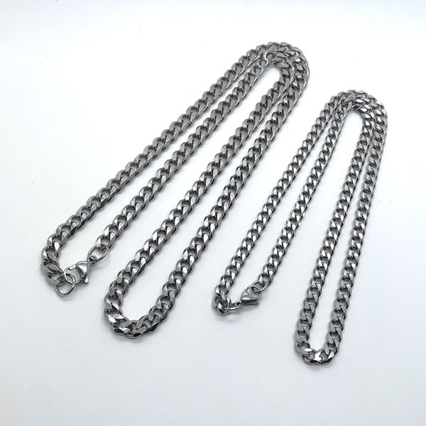 Streetwear Silver color 2 Cuban chains | Grailed