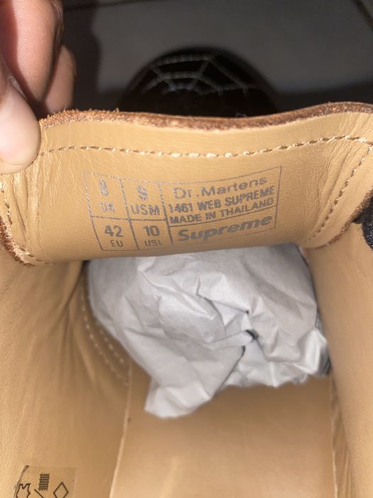 Supreme Supreme x Doc Marten “Web Shoes” 1461 | Grailed