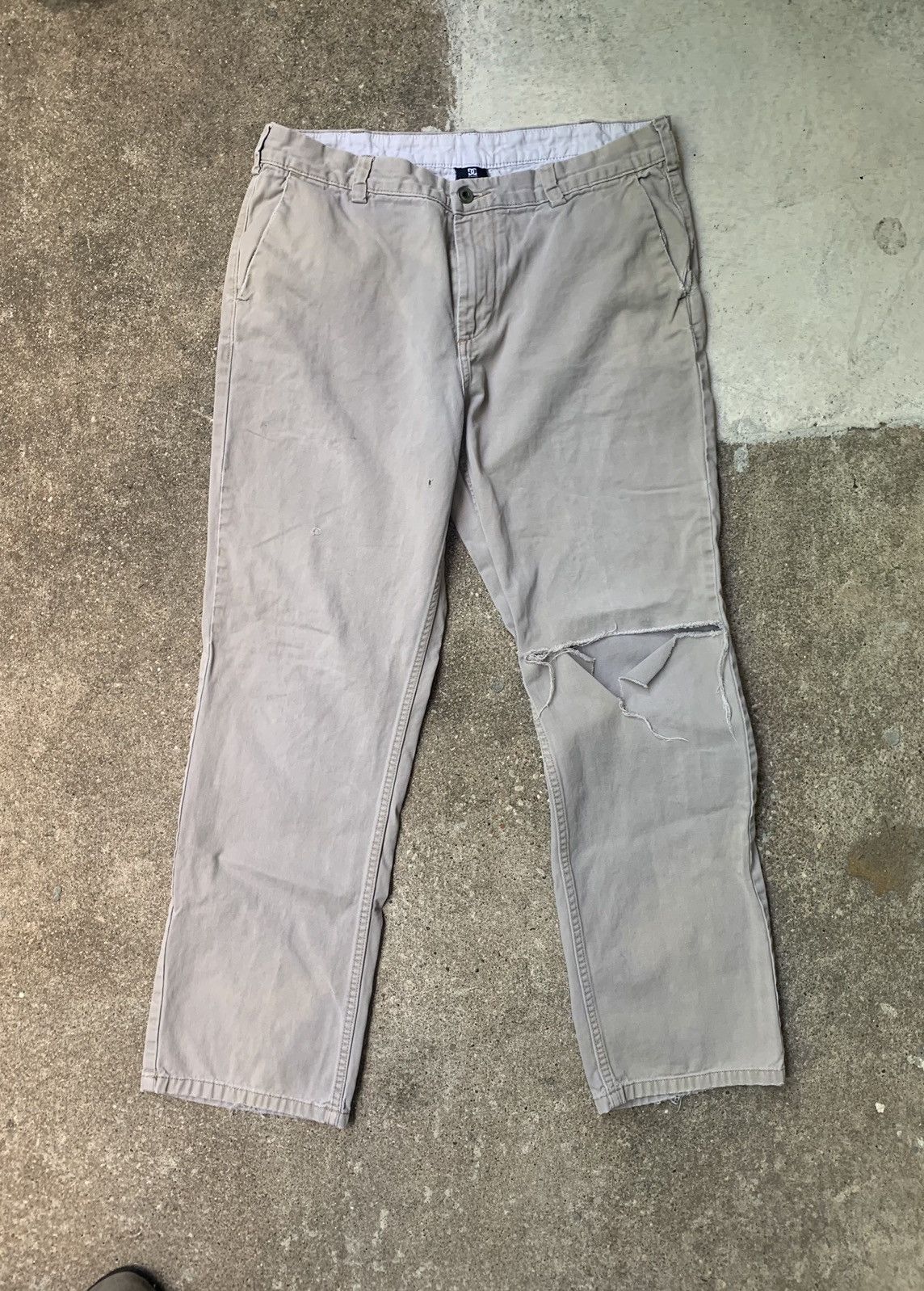 Dc DC Skate Shoes Distressed Faded Skate Pants | Grailed