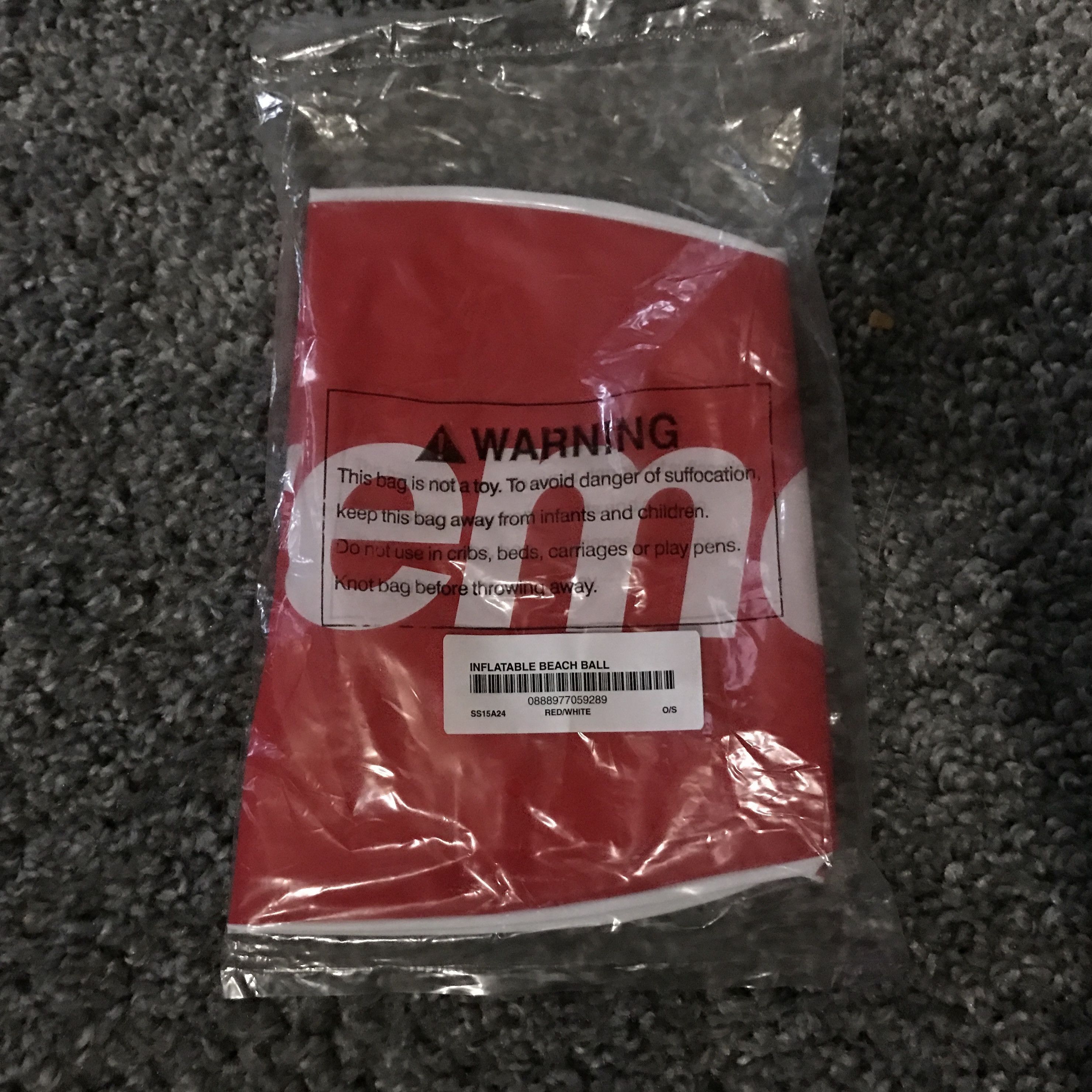 Supreme Supreme Red Inflatable Beach Ball | Grailed