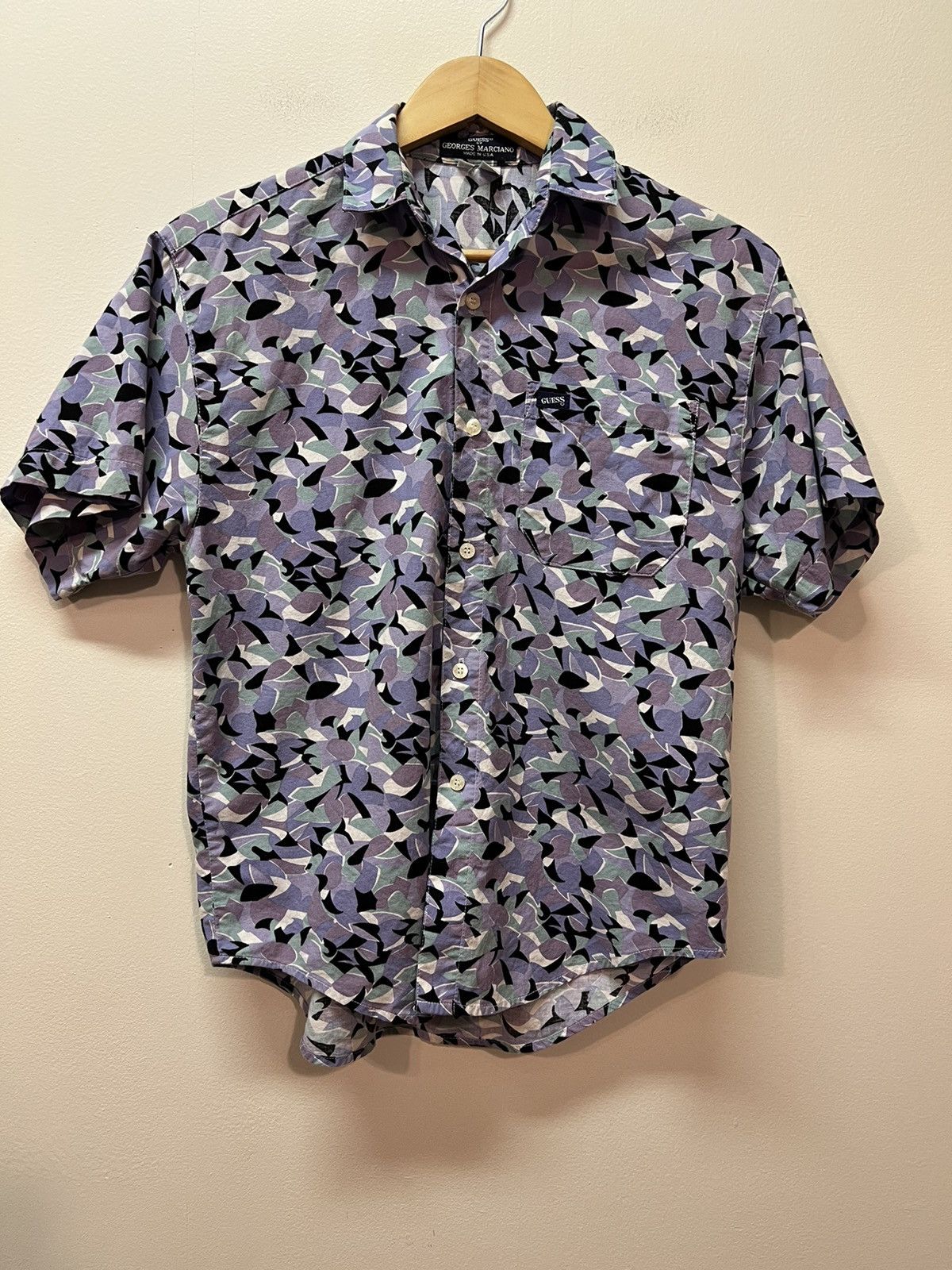 Guess Mens Vintage Guess Button Up Shirt | Grailed