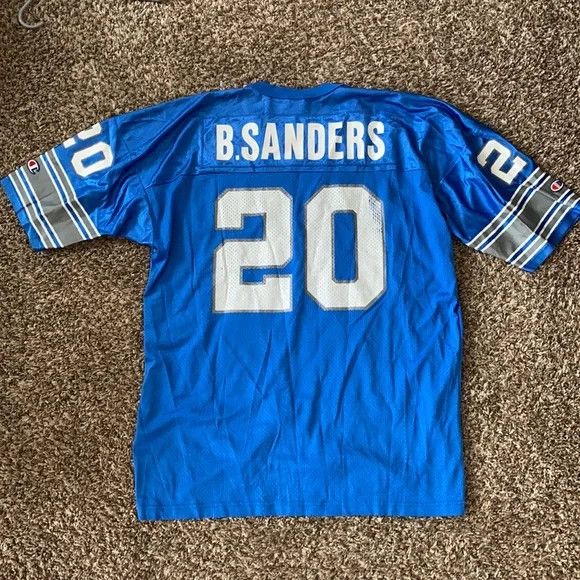 Champion Vintage Champion Barry Sanders Jersey | Grailed