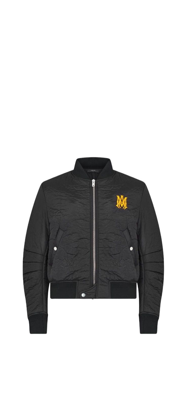 Amiri Amiri Crumple Nylon Logo Bomber Jacket | Grailed