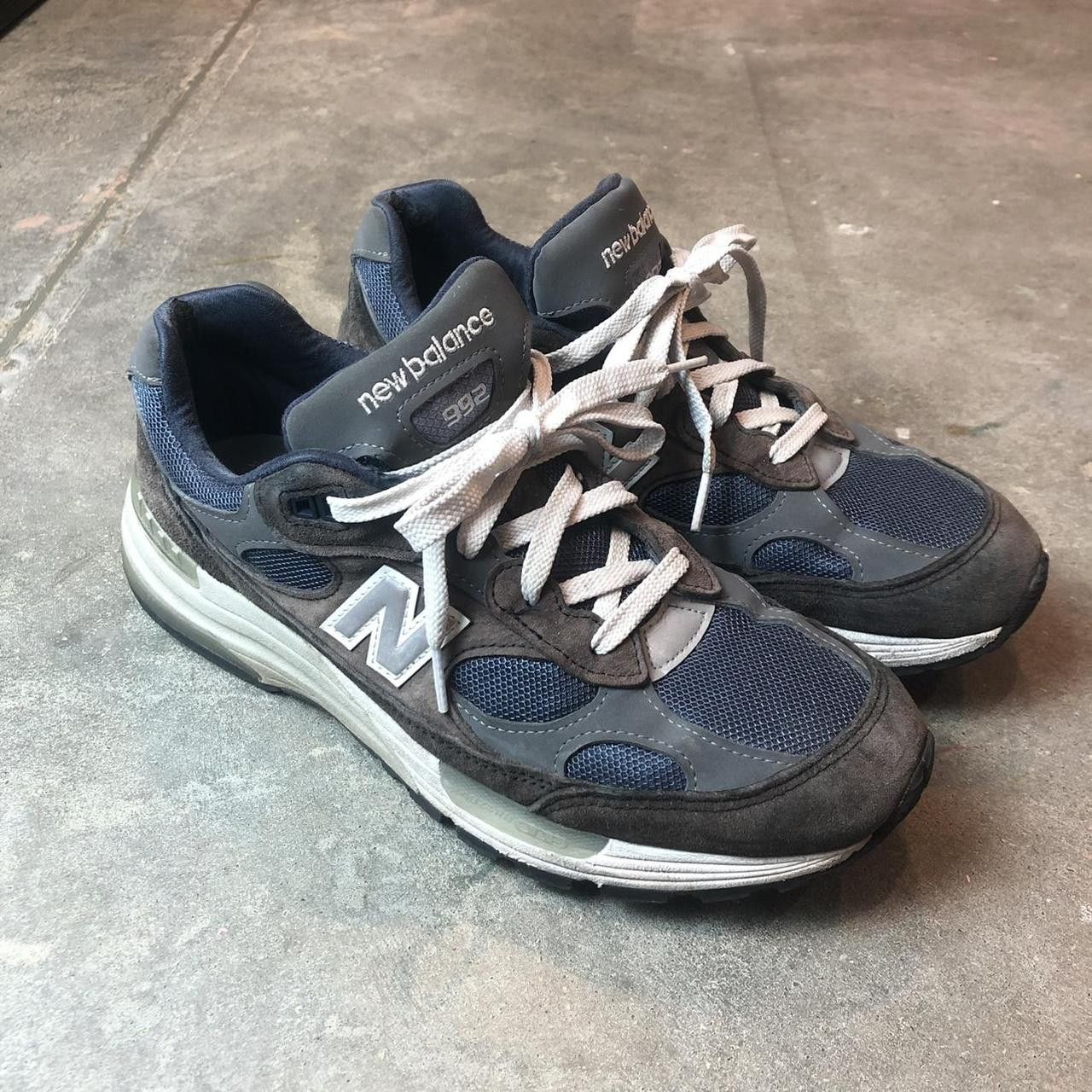 New Balance New Balance 992 Blue Gray Sneakers Shoes | Grailed