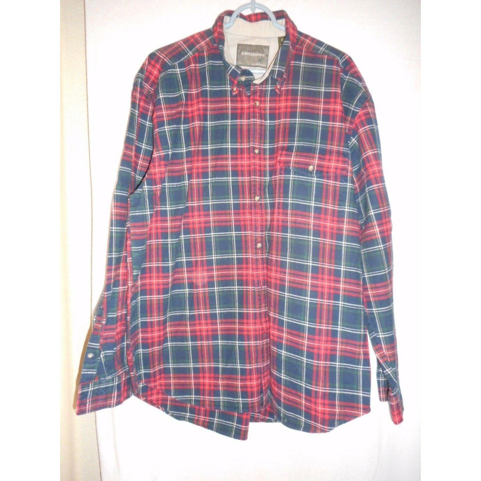 Wrangler Wrangler XL Red Black Green Plaid Shirt 100% cotton | Grailed
