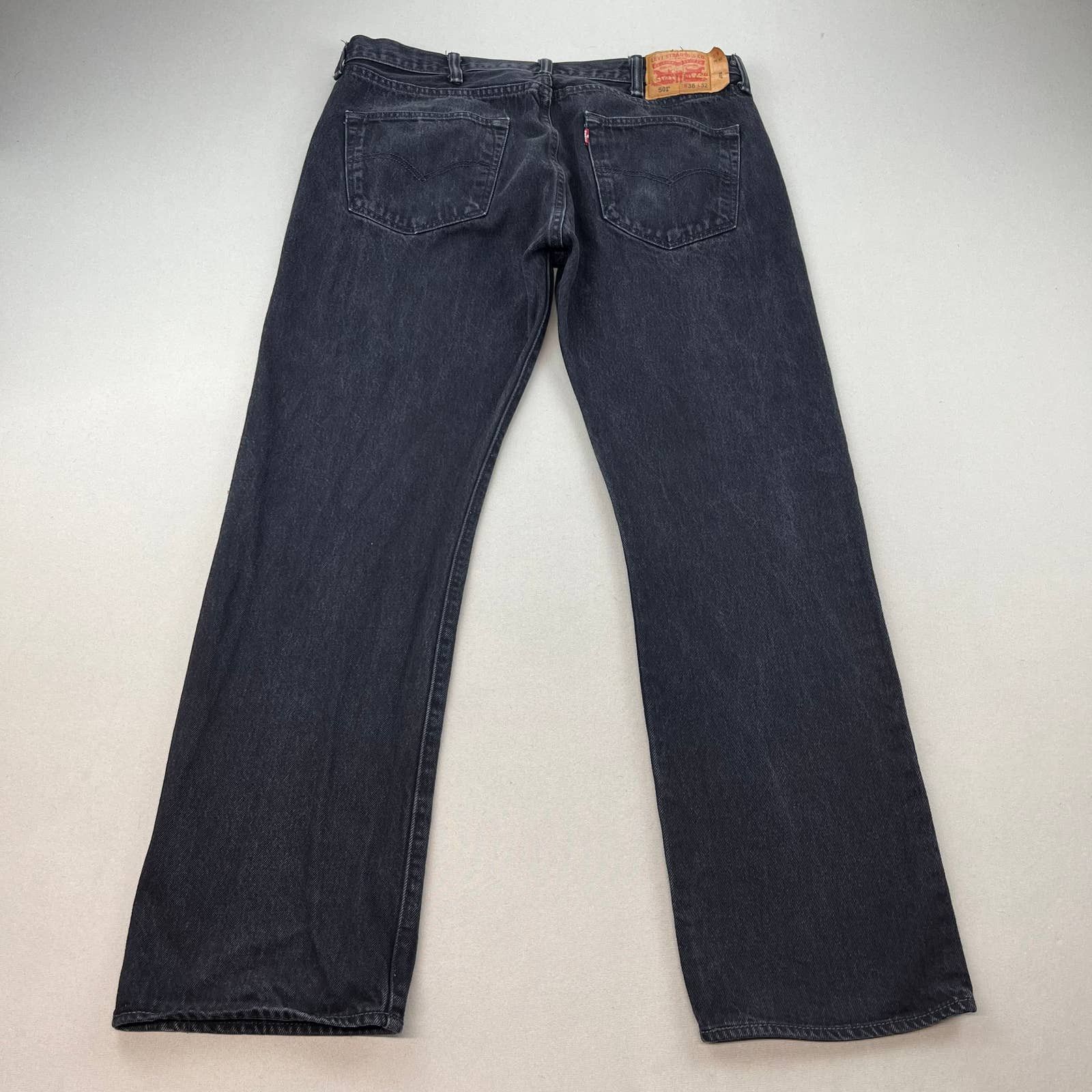 Levi's Levis 501 Jeans Mens 38x32 Black Denim Original Button Fly | Grailed