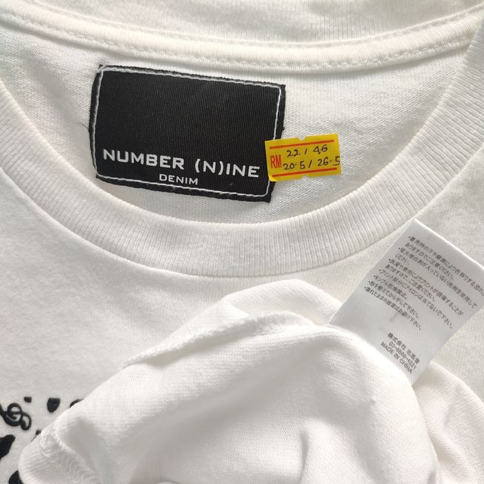 Number (N)ine Number Nine Japanese Brand Tshirt | Grailed