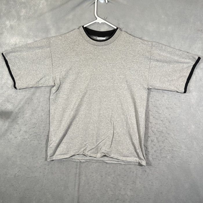 Vintage A1 Vintage 90s Trend Basics Shirt Adult Medium Gray USA Made ...