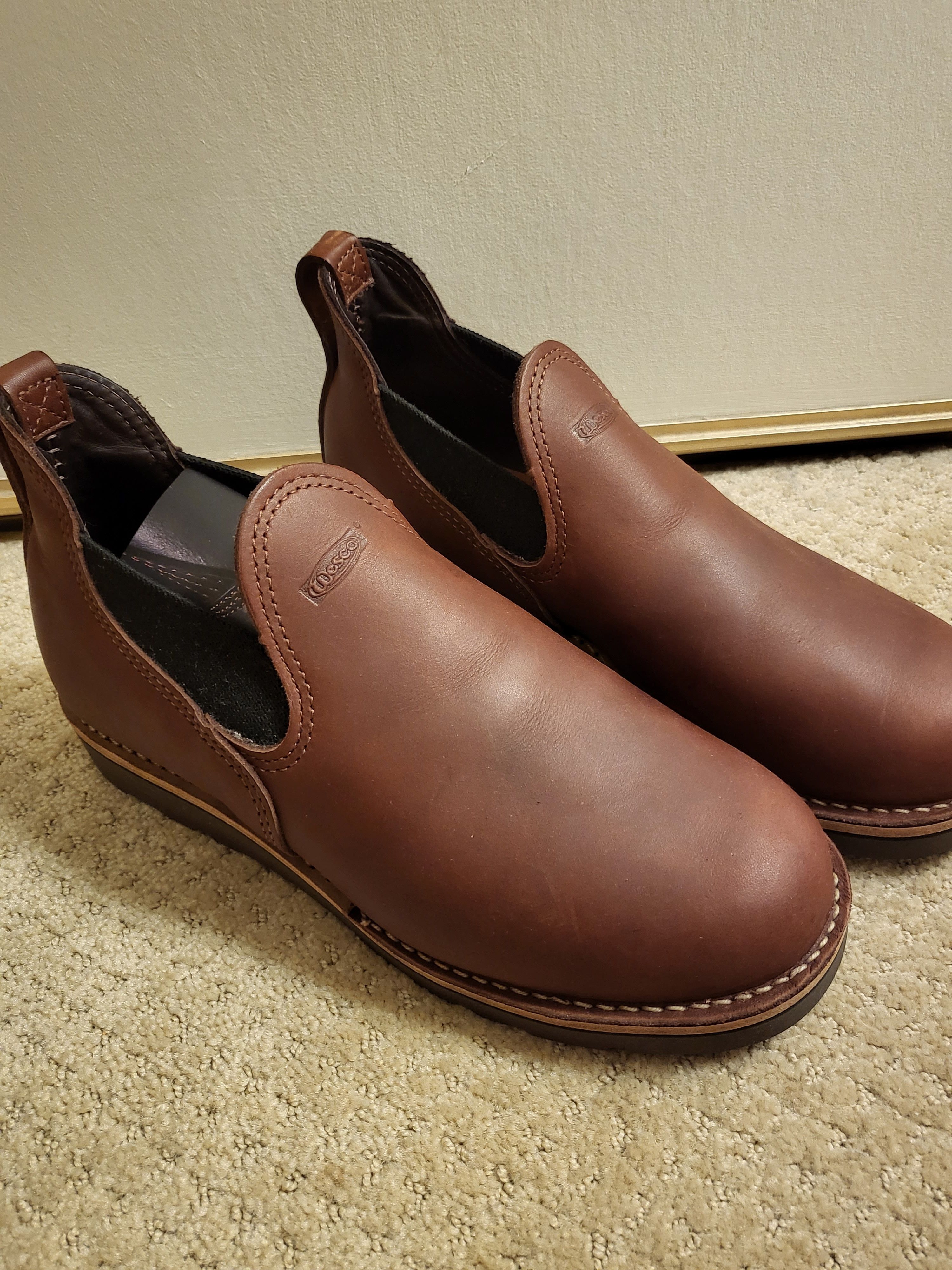 WESCO Wesco Stock Romeo Brown Leather Raptor Chocolate Sole | Grailed