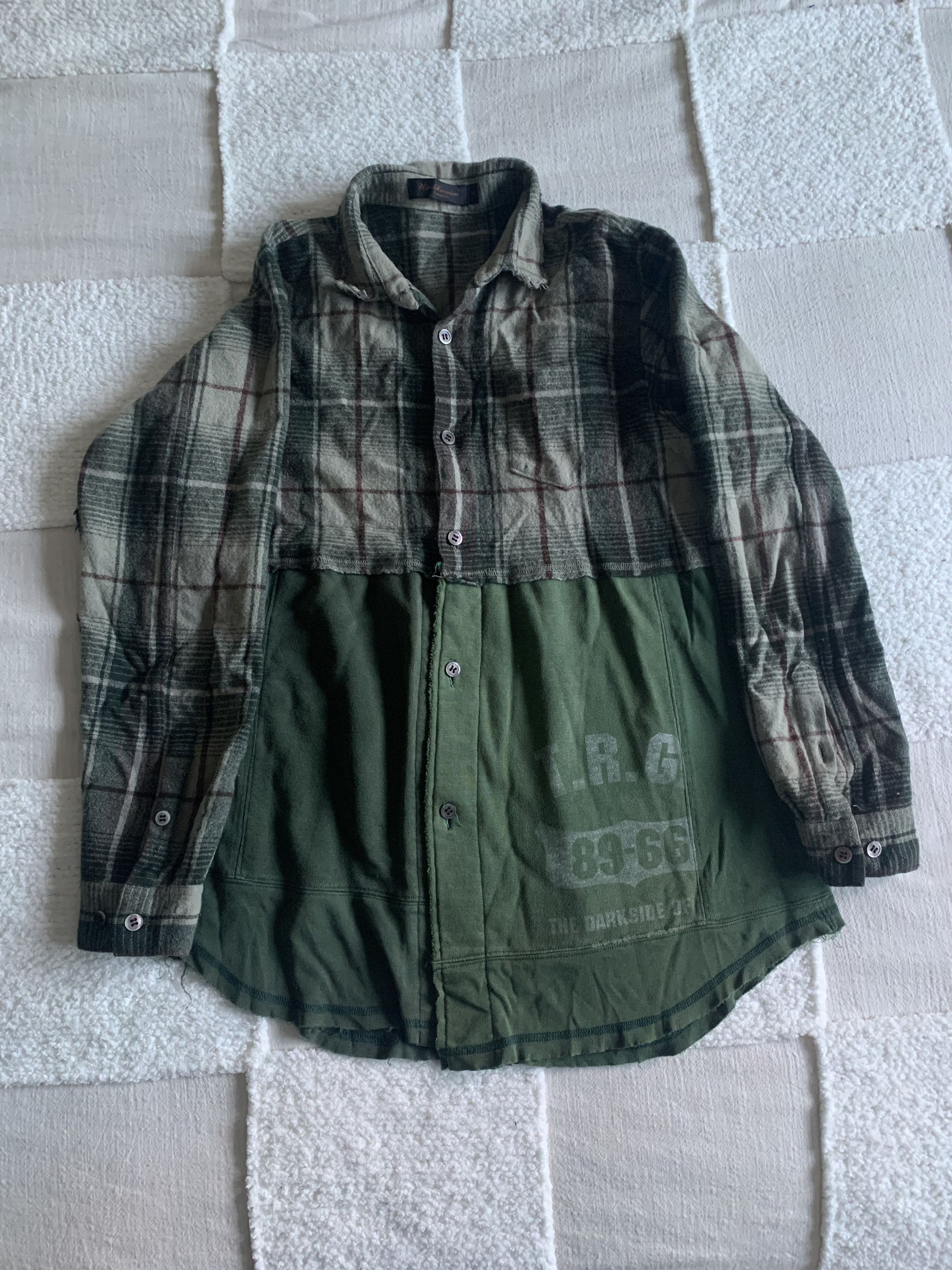 Undercover Undercover A/W 2003 'Paper Doll' Hybrid Patchwork Flannel ...