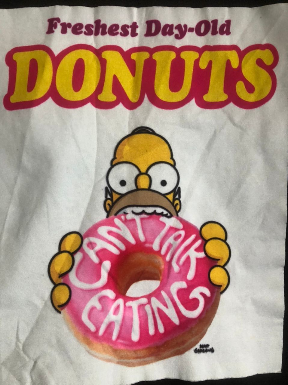 Other × Streetwear × The Simpsons Bart Simpsons Eating Donuts T Shirt ...
