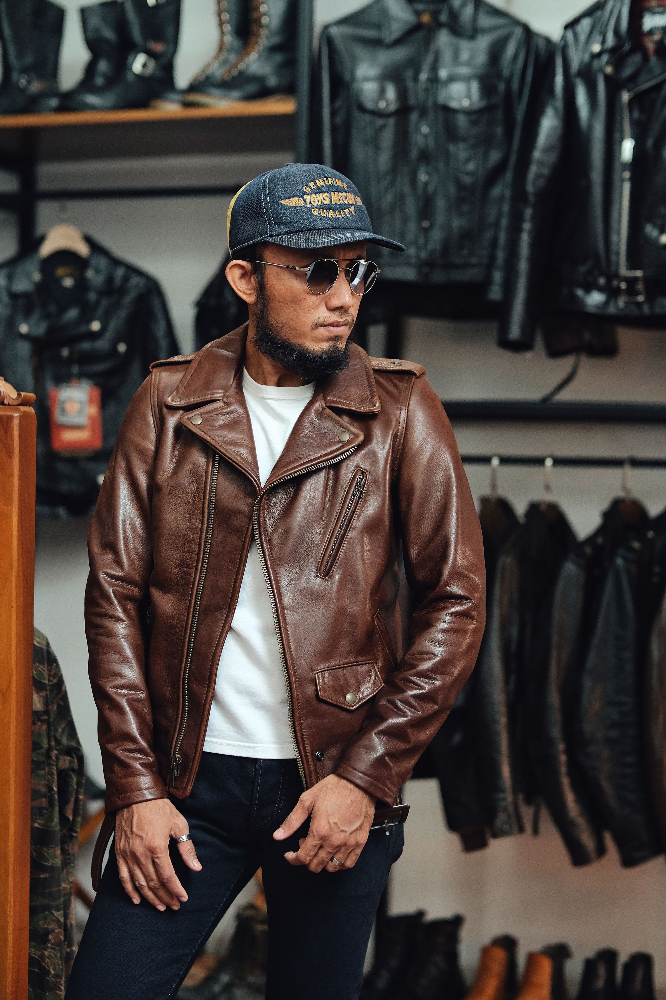 Schott Schott Perfecto 519 Ramones Leather Jacket Original | Grailed