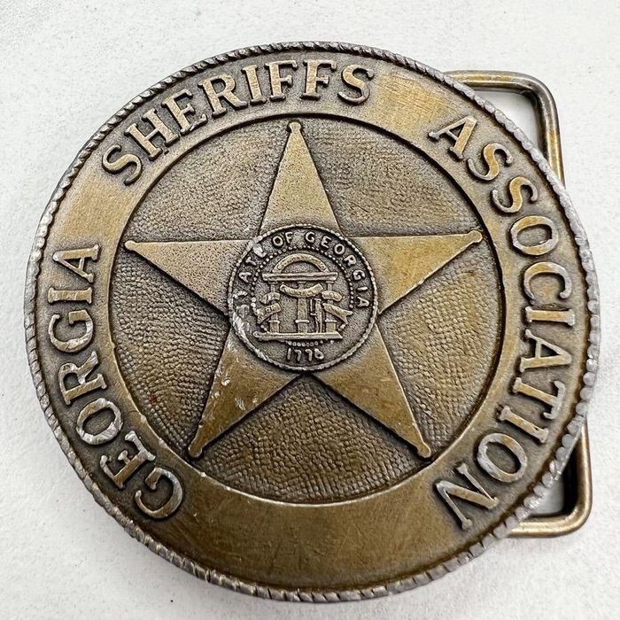 Other Georgia Sheriffs Association Star Belt Buckle | Grailed