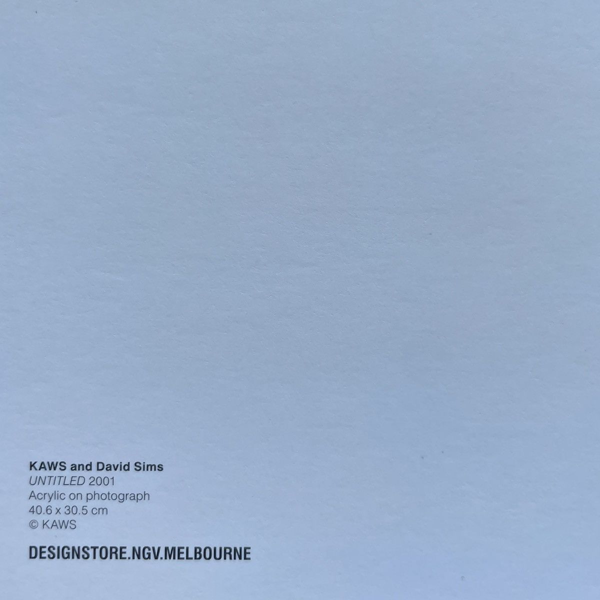 Kaws Kaws x David Sims - Kate Moss Poster | Grailed