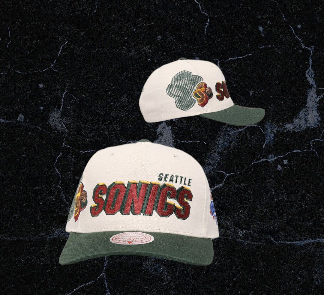 NBA × Streetwear × Vintage Seattle Sonics “96 Draft Pro” Crown Snapback ...