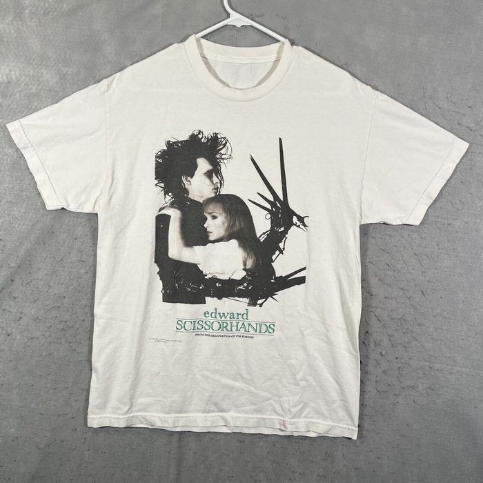 Vintage Rare! Vintage 90s Edward Scissorhands Movie Promo Shirt Adult ...