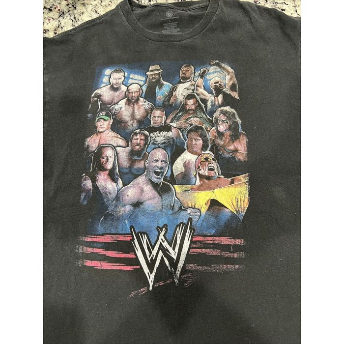 Wwf Vintage WWF T-Shirt. Rare. Size Large. WWF Superstars. OFFICIAL ...