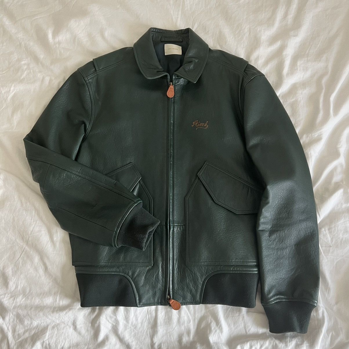 Aime Leon Dore ALD Chainstitch Leather Jacket | Grailed