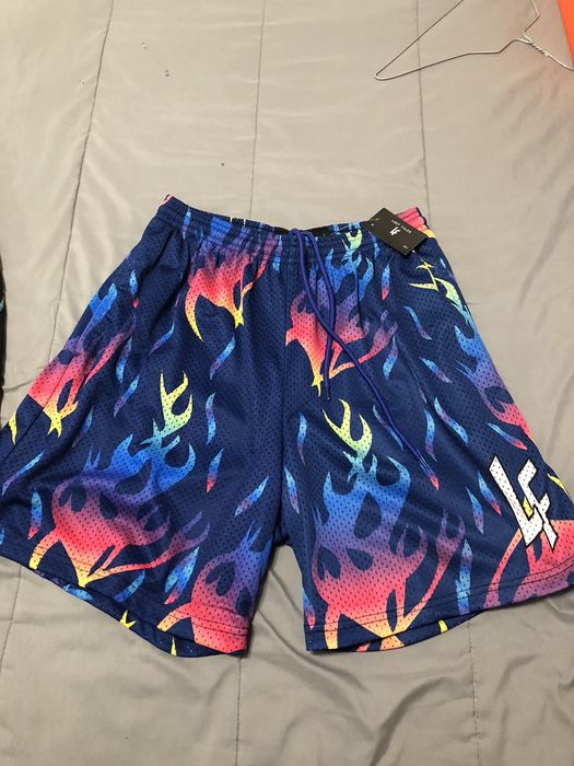 Lost Lost files blue flame shorts | Grailed
