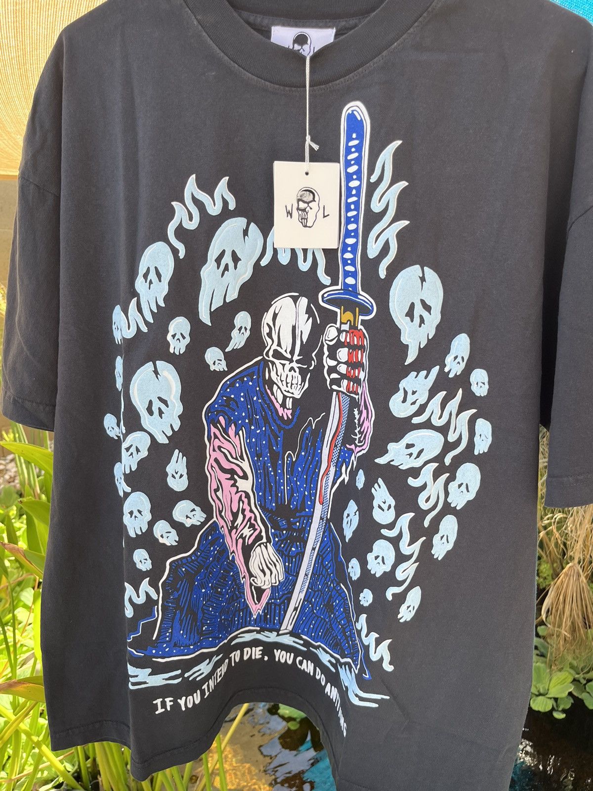 Warren Lotas Warren Lotas Blue Samurai Tee | Grailed