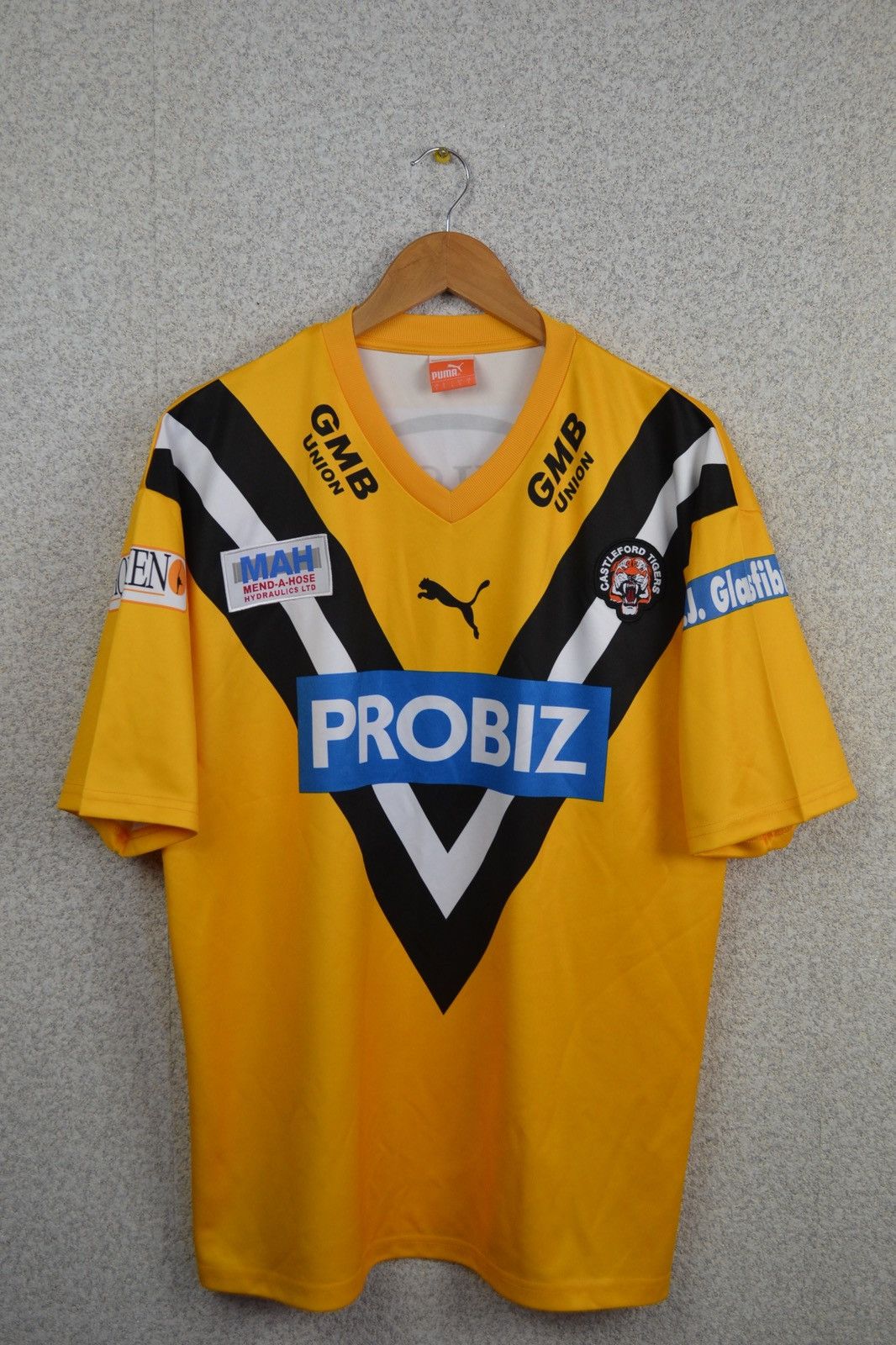 Puma Castleford Tigers 2012 2013 rugby puma away shirt jersey | Grailed