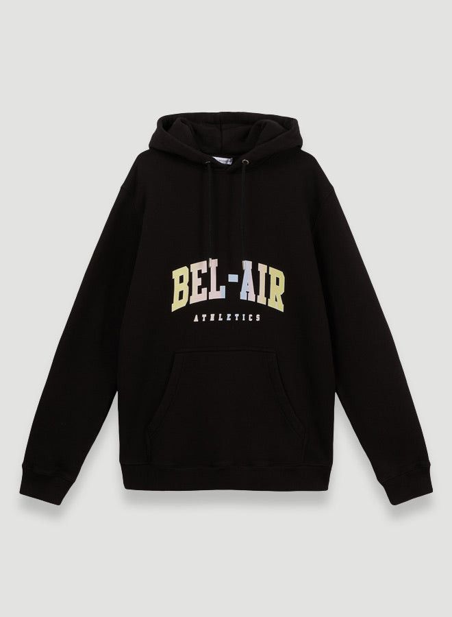 424 On Fairfax COLLEGE PASTEL REGULAR HOODIE BLACK | Grailed