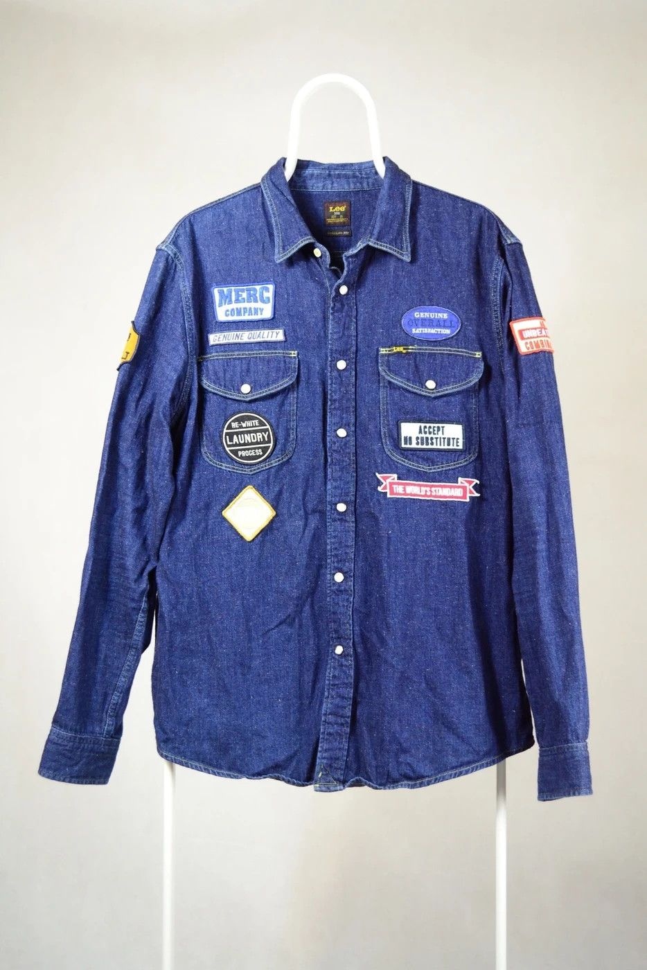 Lee Lee 101 shirt worker size Xl patches | Grailed