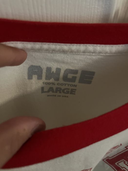 AWGE AWGE Uni Red Ringer T-Shirt | Grailed