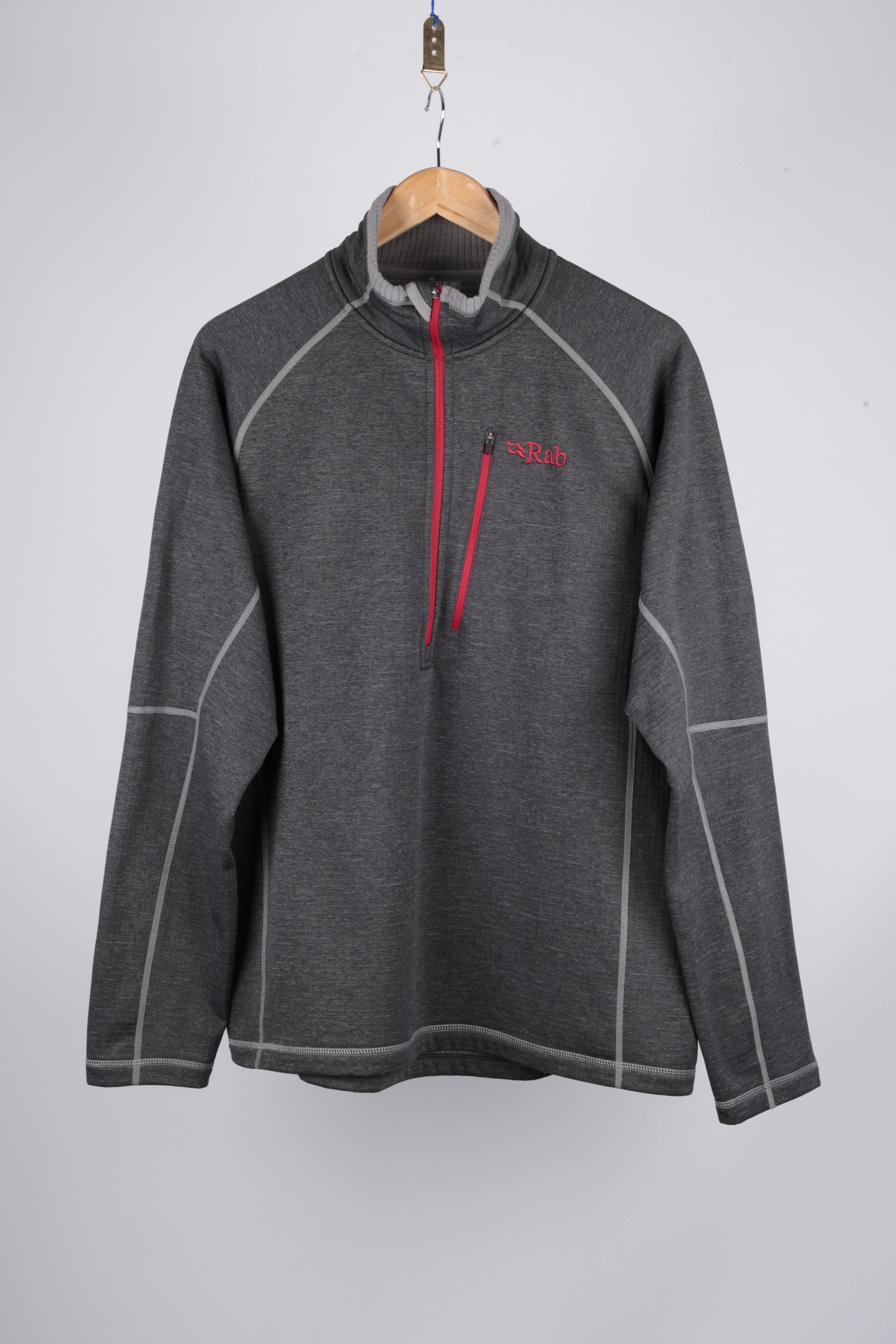 Rab Rab Nucleus Pull-On Grey 1/4 Zip Fleece Top | Grailed