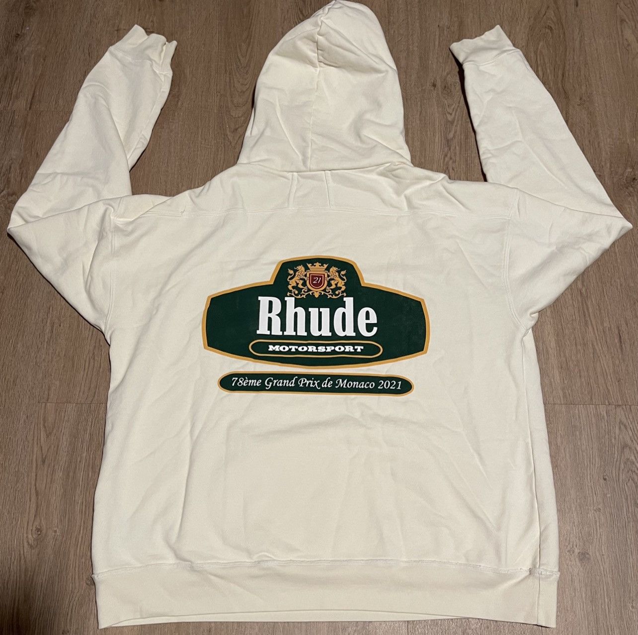 Rhude Rhude Racing Crest Logo Hoodie Sweatshirt | Grailed