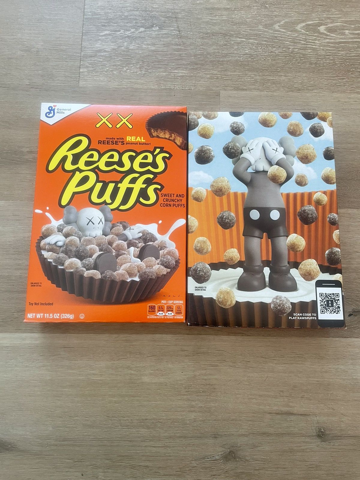 Kaws 2-Pack KAWS Reese’s Puffs Cereal Regular 11.5oz Size (2x) | Grailed