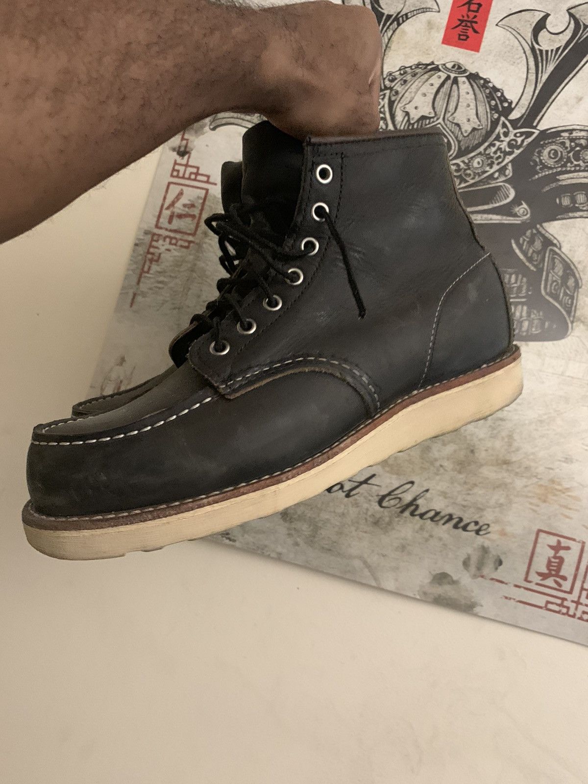 Red Wing Red Wing 8890 Charcoal rough and tough Leather | Grailed