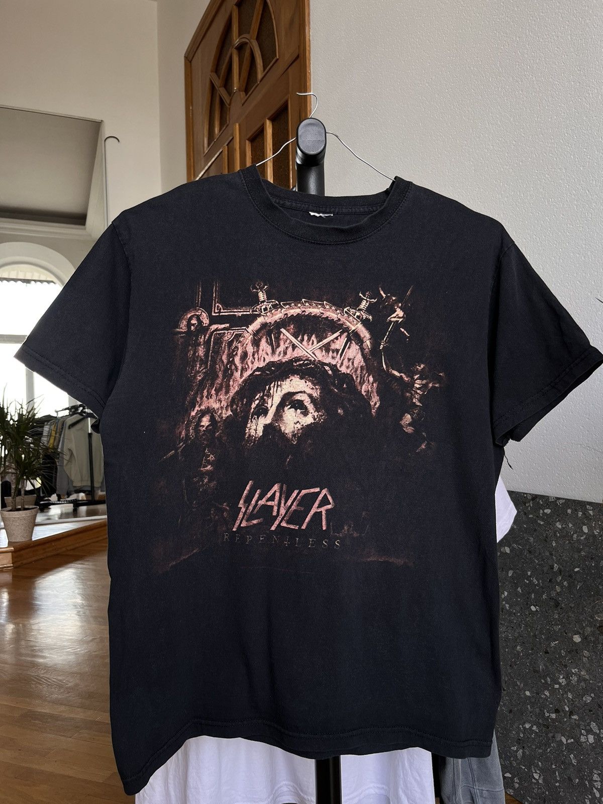 Band Tees × Slayer × Vintage Vintage Slayer T-shirt Jesus Christ | Grailed