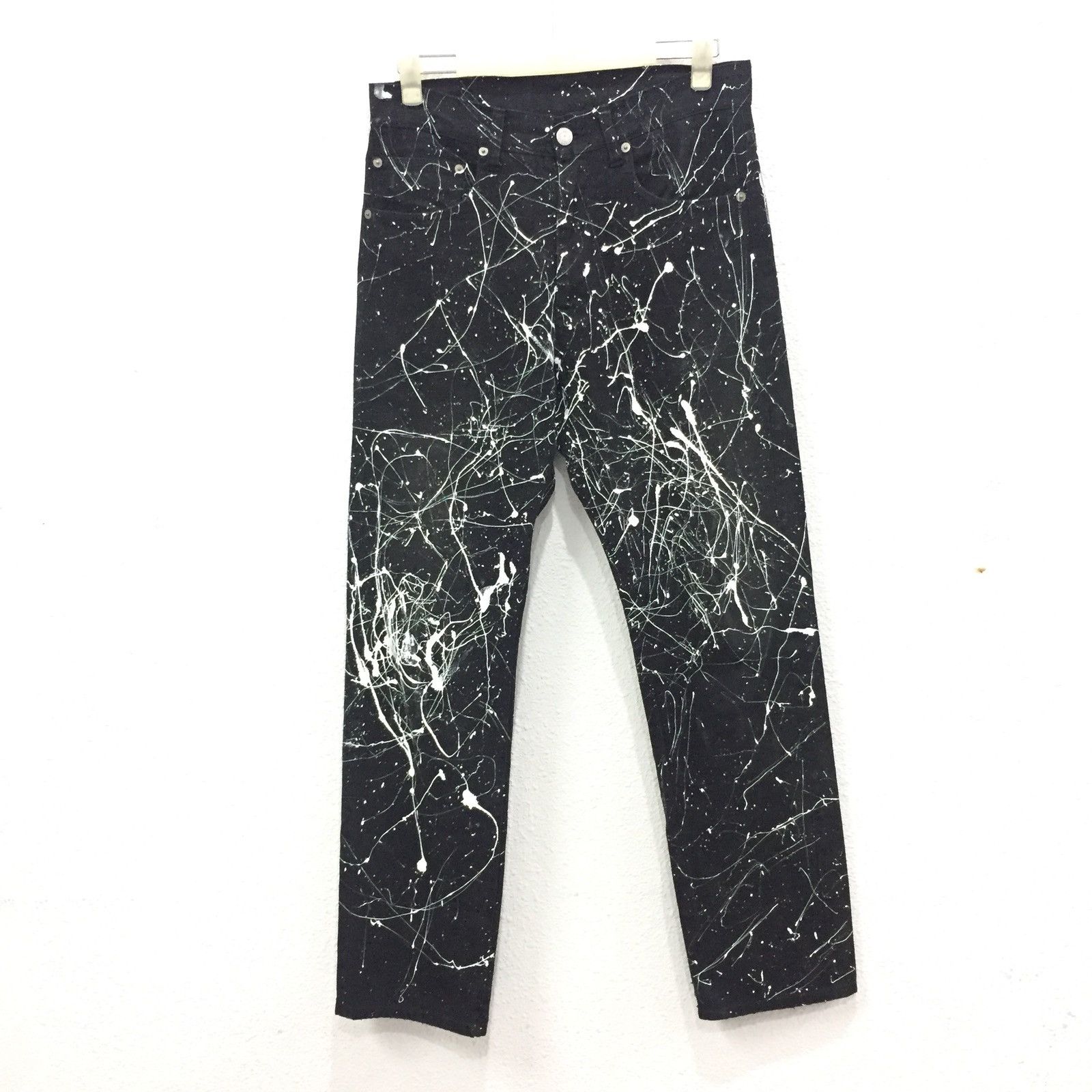 Custom CUSTOM MADE GOODENOUGH PAINT SPLATER PANTS | Grailed