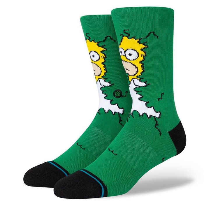 Stance Socks Homer Simpson Meme Disappear Bushes Socks A555A22HOM Large ...