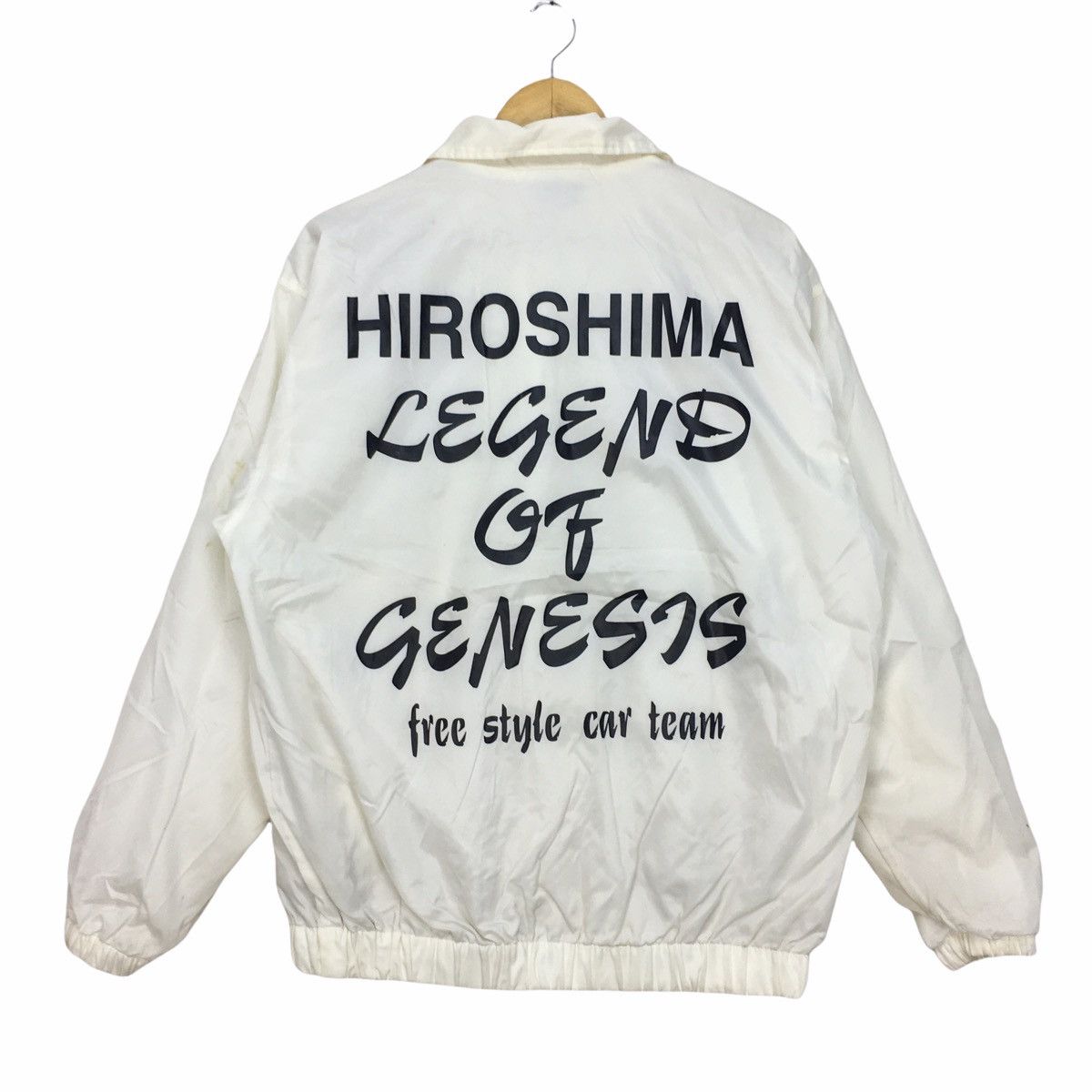 Vintage Vtg HIROSHIMA RACING Legend of Genesis Jacket Windbreaker | Grailed