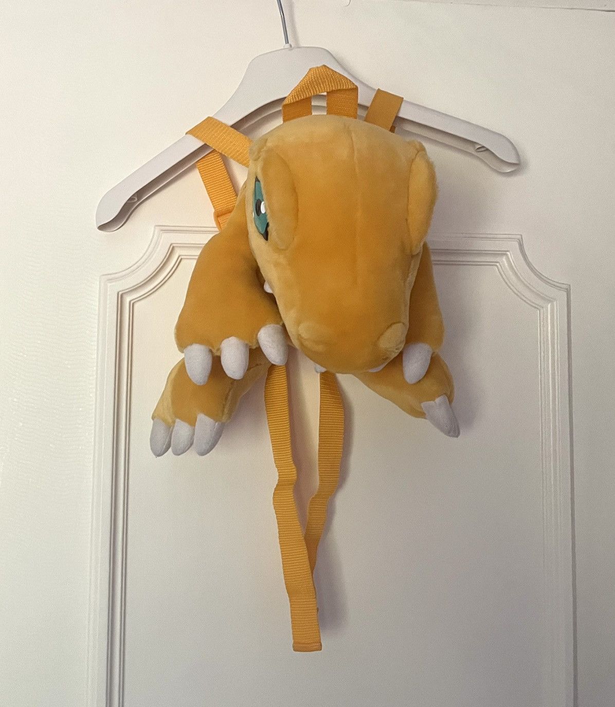 Japanese Brand × Vintage Vintage Official Digimon Plush Backpack Agumon ...