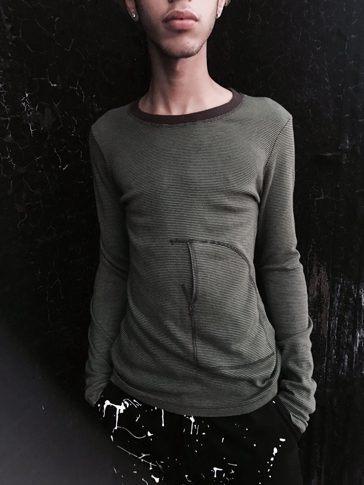 Raf Simons SS/07 Serged Pocket Longsleeve | Grailed